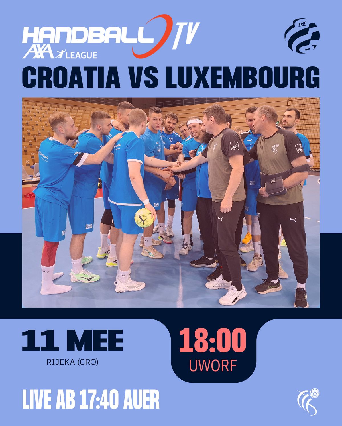 FLH - Letzebuerger Handballfederatioun: Men's EHF EURO 2026 Qualifiers ...