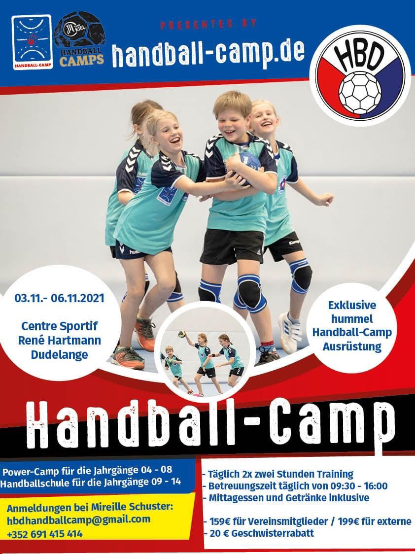 FLH - Letzebuerger Handballfederatioun: Handball-Camp vum HB Diddeleng