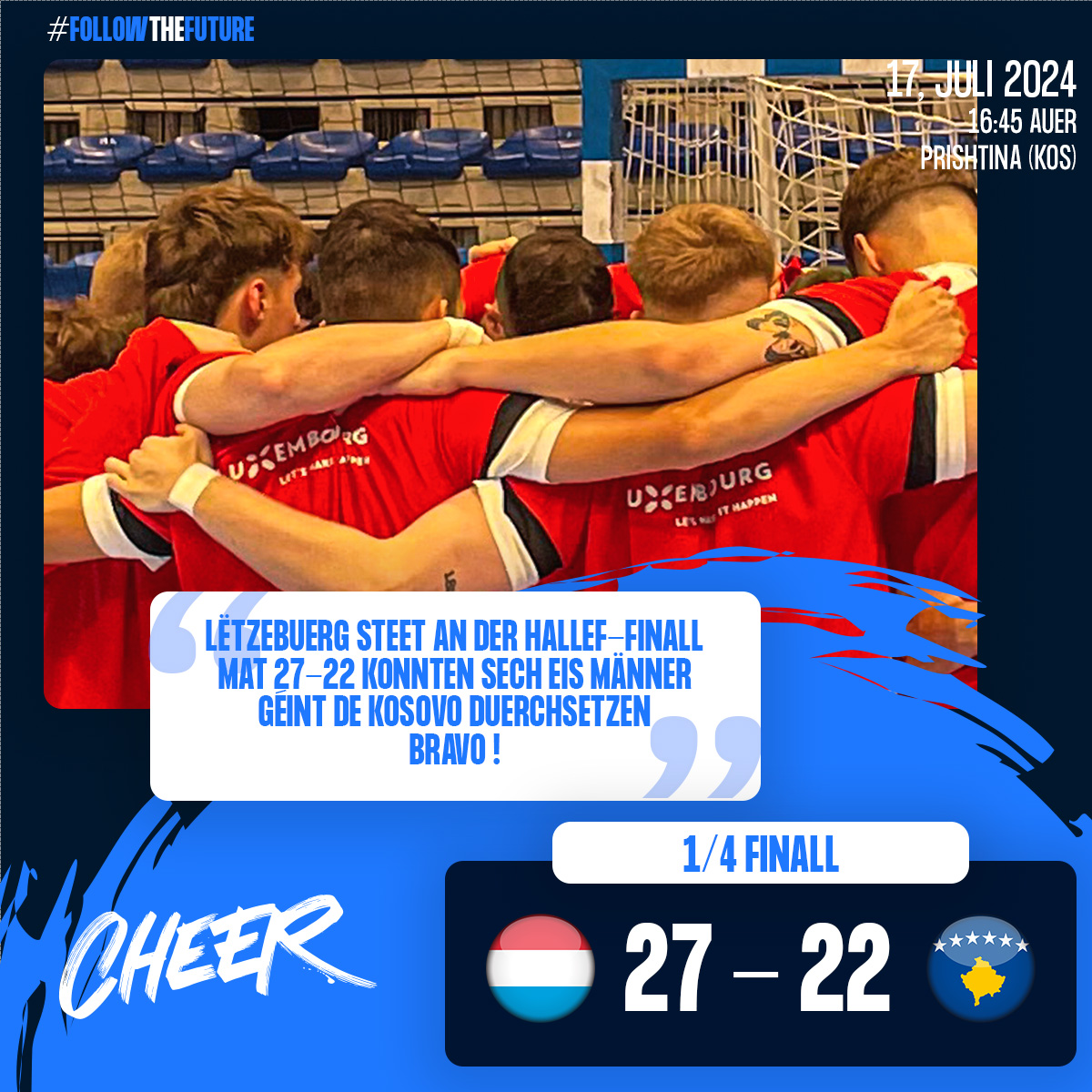 FLH - Letzebuerger Handballfederatioun: Men’s 20 EHF Championship 2024 ...