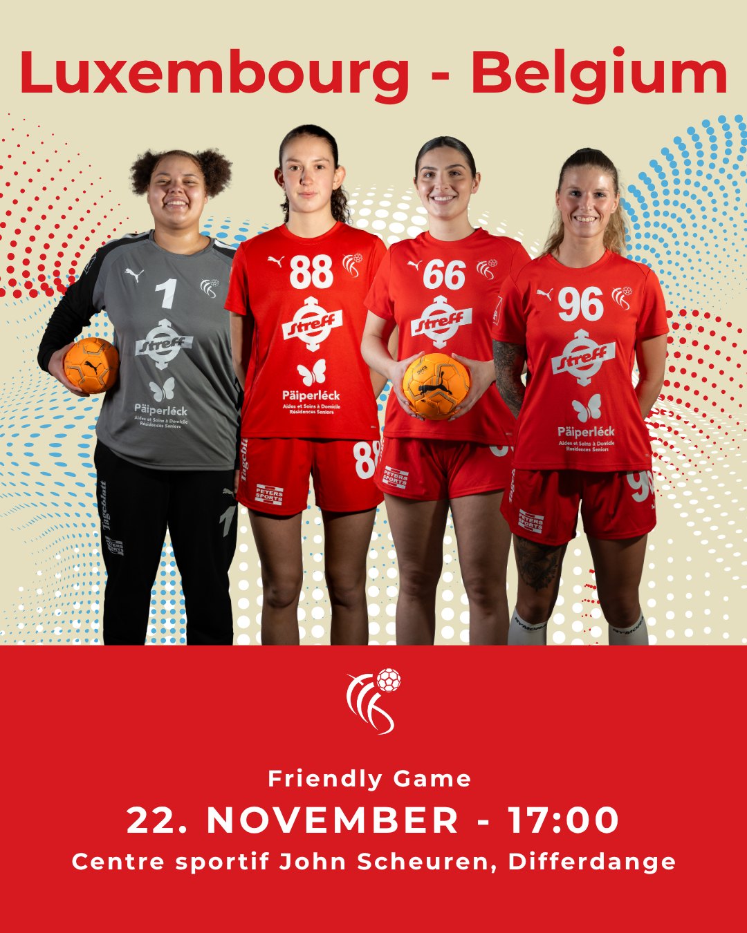 FLH - Letzebuerger Handballfederatioun: 📣 Lëtzebuerg 🇱🇺 – 🇧🇪 Belsch (Fraen)